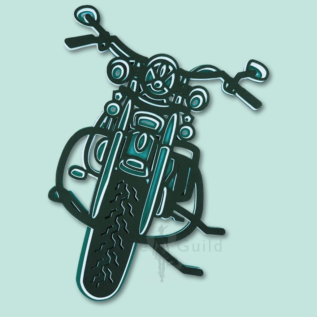 Easy Rider 3D Harley Davidson SVG Cricut - Fable & Guild
