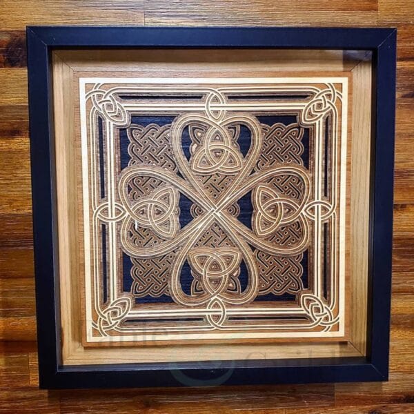 Stunning Celtic 3D CNC Laser Cut File design - Fable & Guild