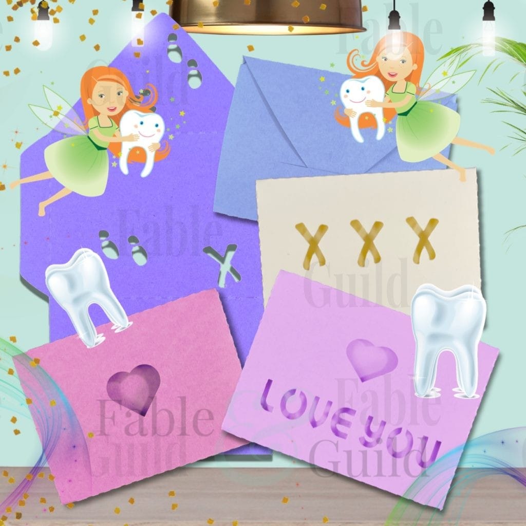 Glorious Tooth Fairy Envelope Cut File SVG 15 - Fable & Guild