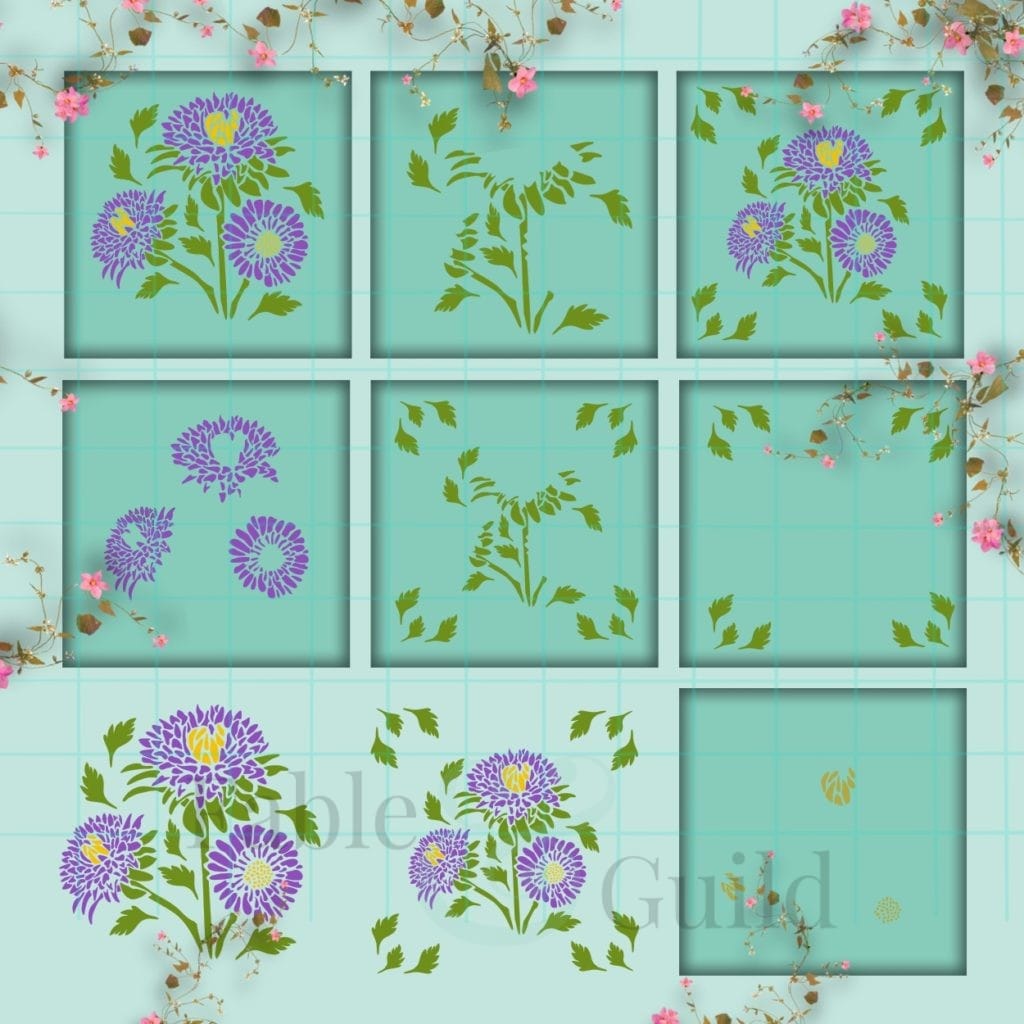 Super Alluring Aster Decal SVG Cut File 14 - Fable & Guild