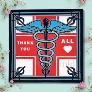 Thankful 3D SVG Layered Caduceus SVG - Fable & Guild