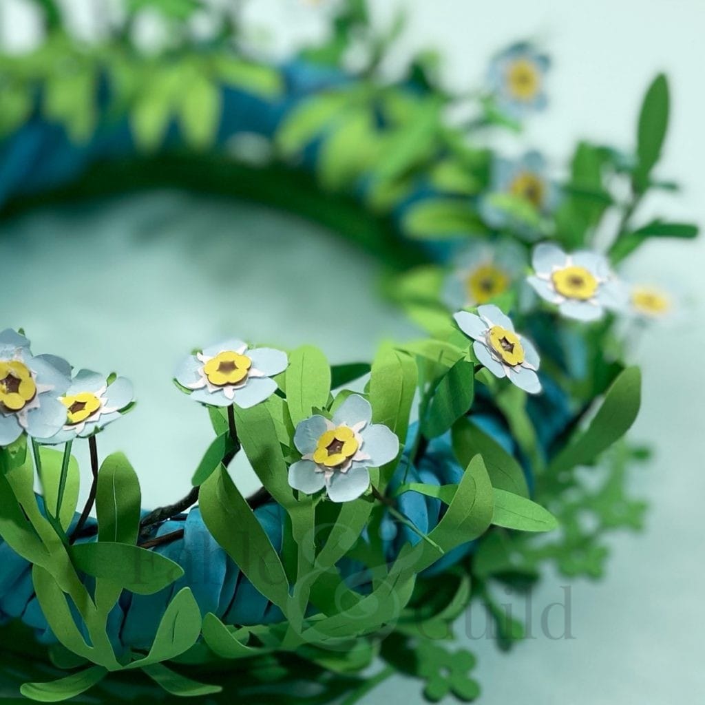 Gorgeous 3D Forget Me Not Cut File SVG - Fable & Guild