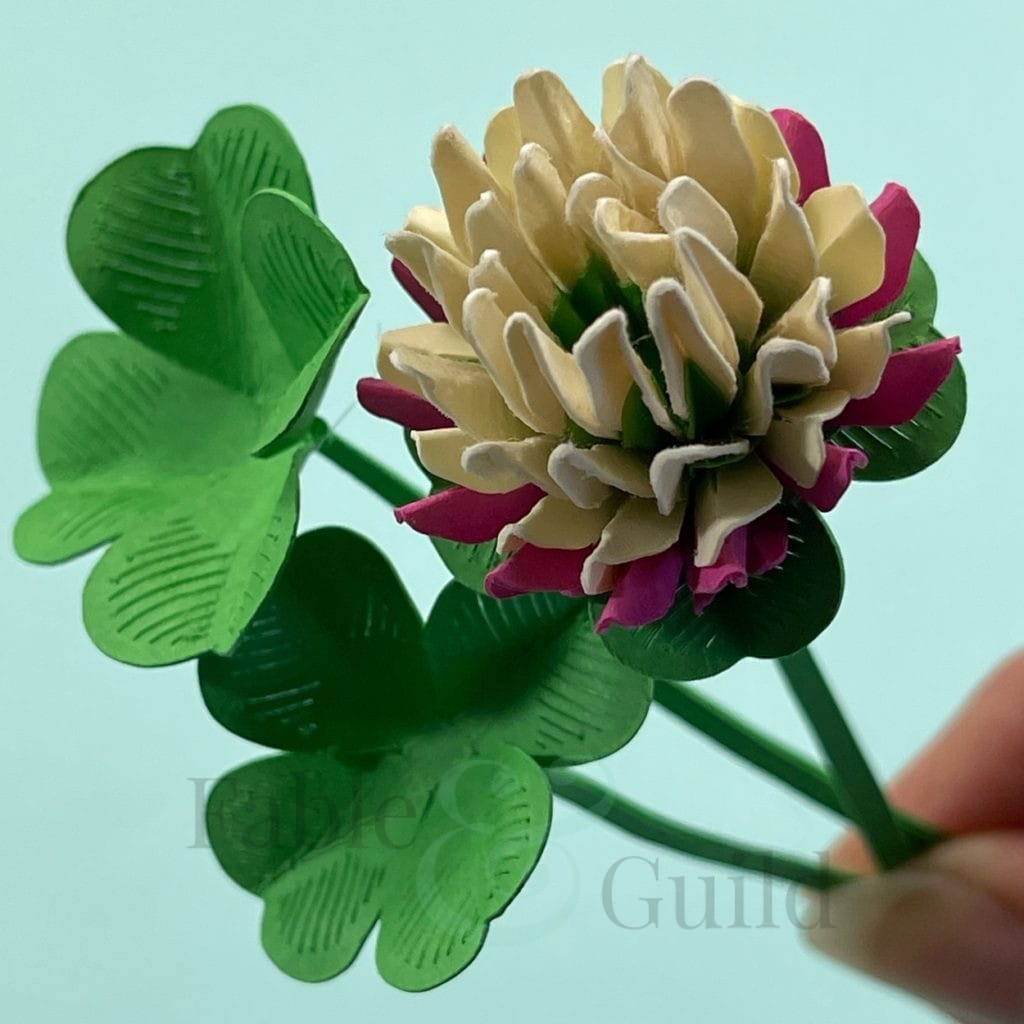 Perfect Lucky Paper Four Leaf Clover 3D - Fable & Guild