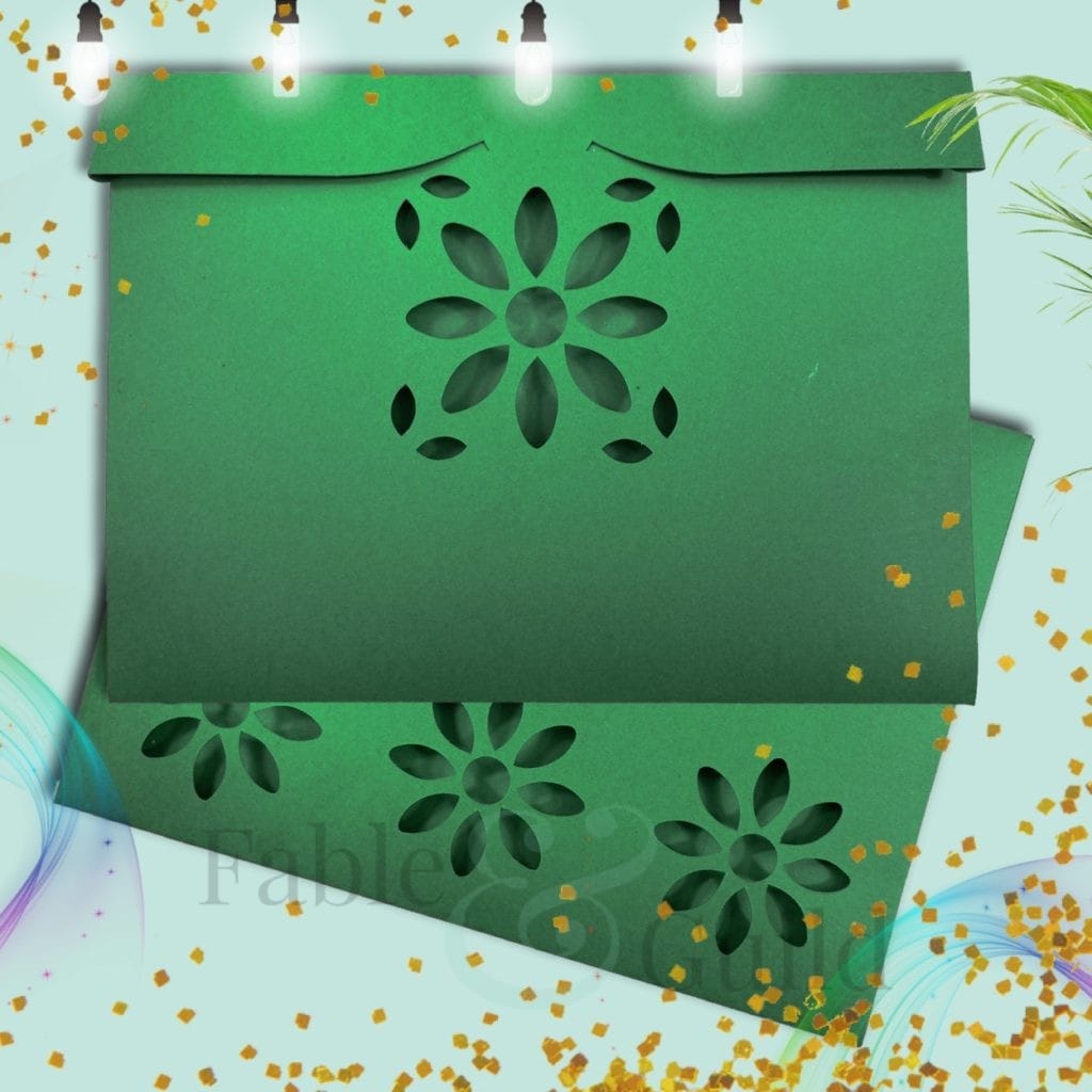 New Flower Envelope Template SVG Cut File 16 - Fable & Guild