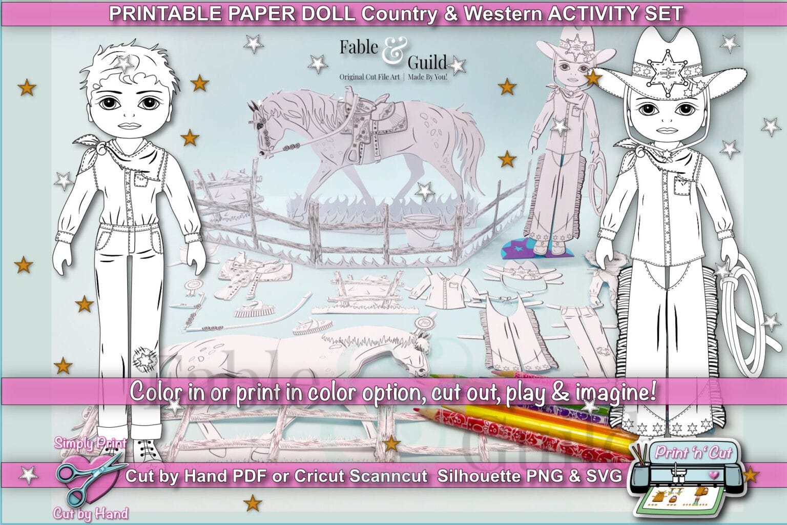 Original 3D SVG Cut File Art | Made by YOU ! - Fable & Guild