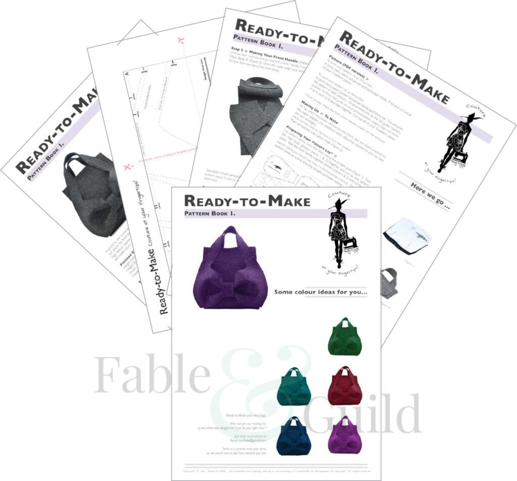 Best PDF Sewing Pattern For Handbag - Lady A - Fable & Guild